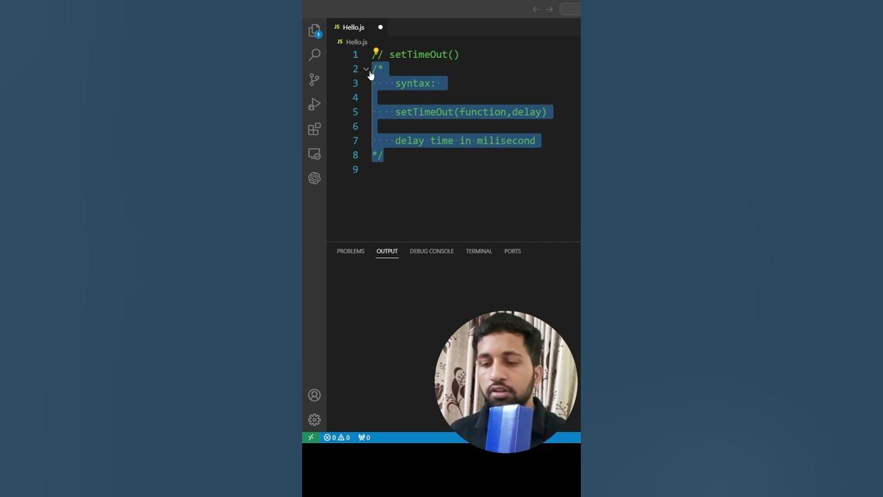 Settimeout Method In Javascript Shorts Javascriptbasics Youtube