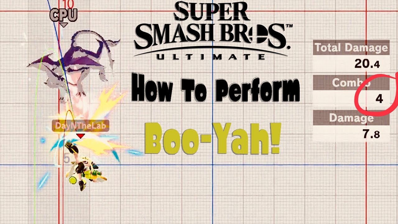 Smash Ultimate: How to Perform Inkling's "Boo-Yah!" Combo - YouTube