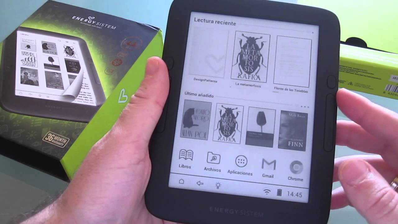 Energy eReader Pro - YouTube