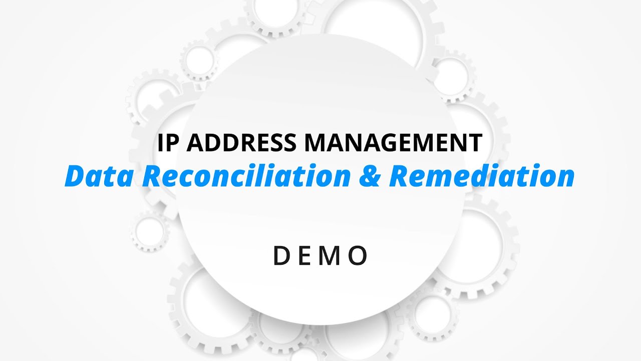 EfficientIP IPAM Data Reconciliation Demo - YouTube