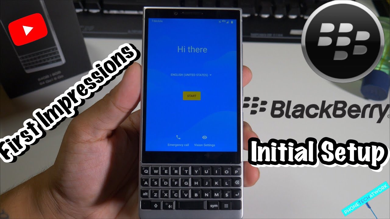 BlackBerry KEY2 Initial Setup/First Impressions!Storage? Bloatware?Wifi ...