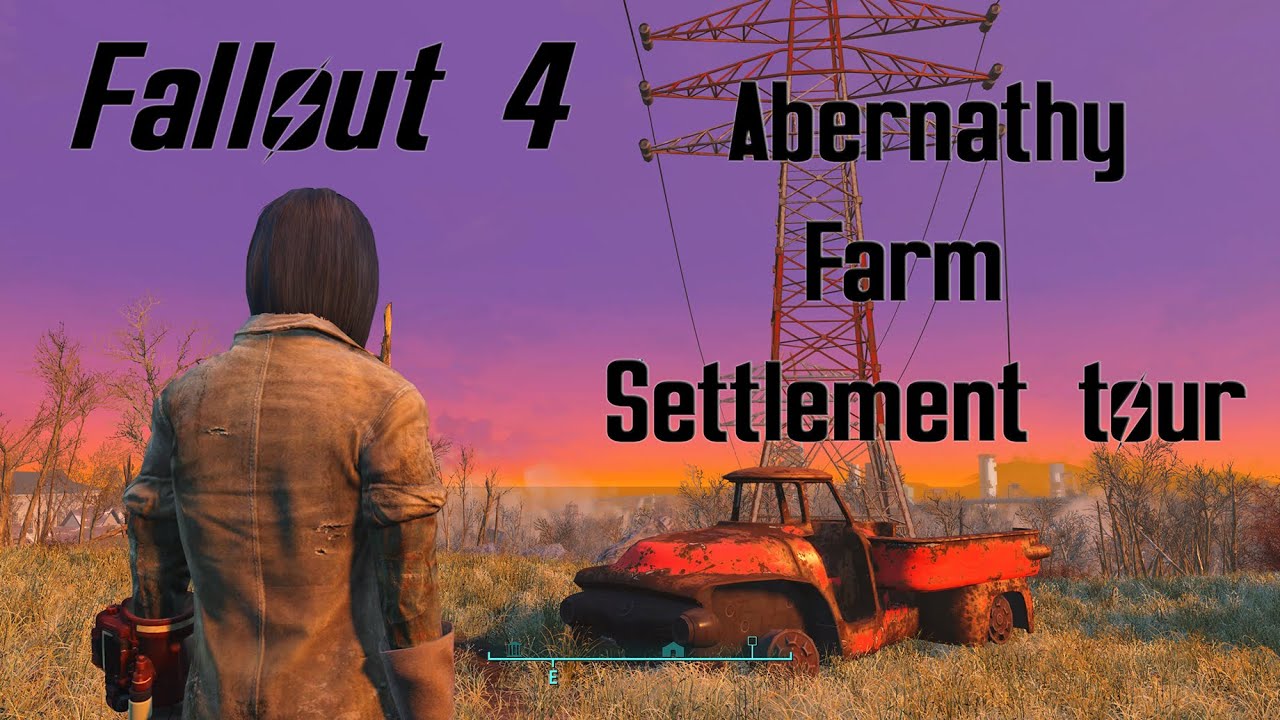 Fallout 4 Abernathy Farm Settlement build - YouTube