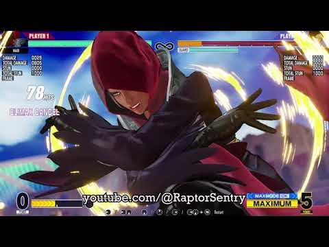 KOF XV Najd Stun TOD 100% 84 Hit Corner Converted Into Fullscreen Combo (Lvl 3 AP) - YouTube