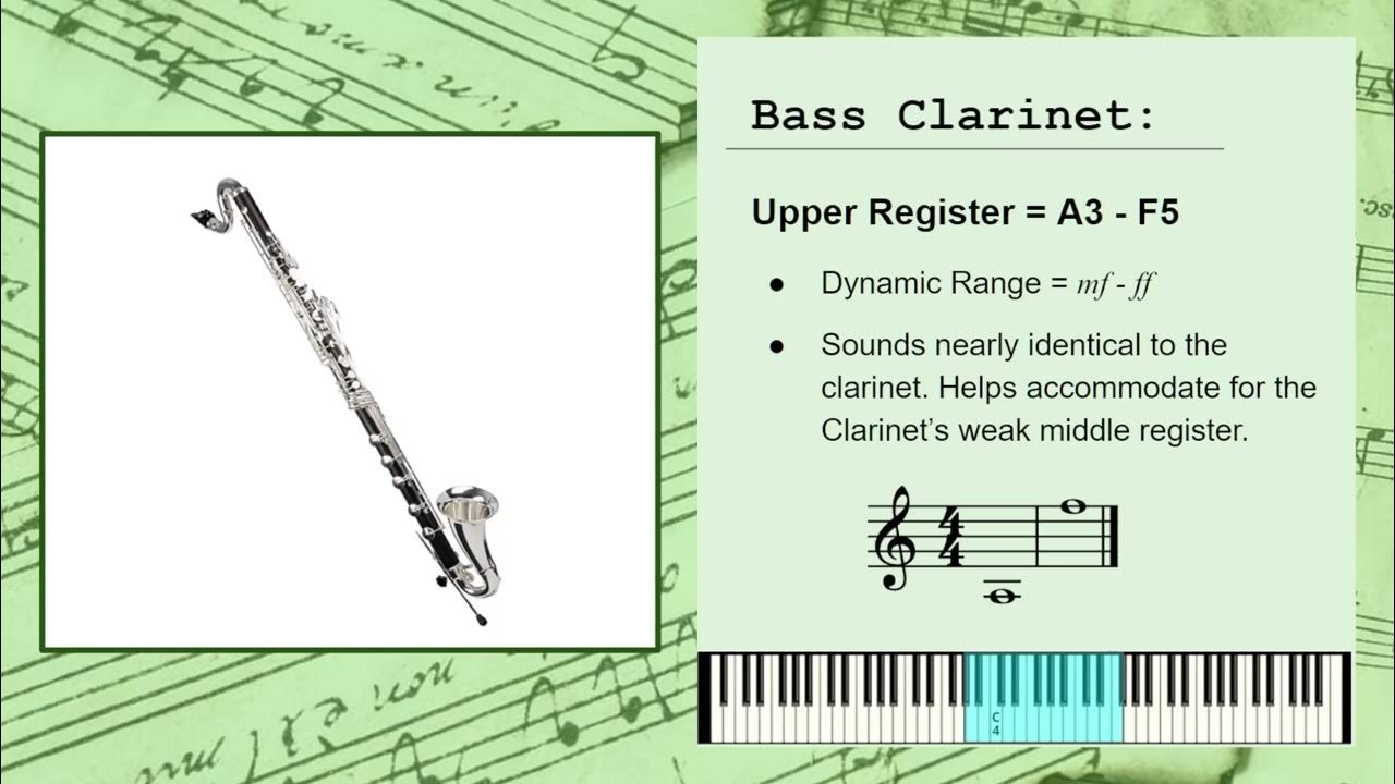 How to Use the Bass Clarinet | Instrument Profiles - YouTube