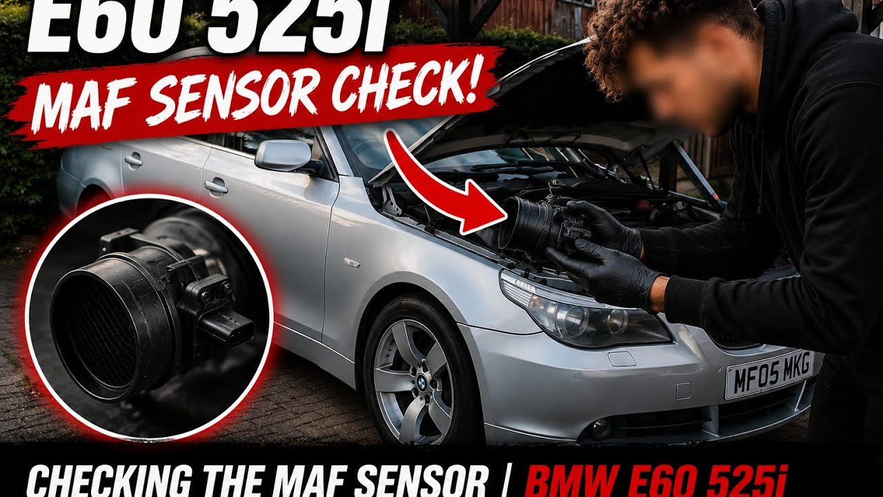 My BMW E60 Was Running Bad... So I Checked the MAF Sensor! 🔧 - YouTube