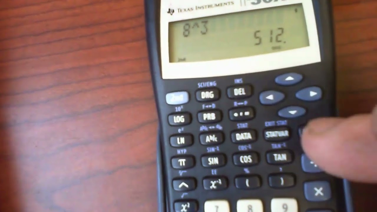 Cubes And Cube Roots On The TI 30X YouTube Cubes And Cube Roots On The TI 30X YouTube
