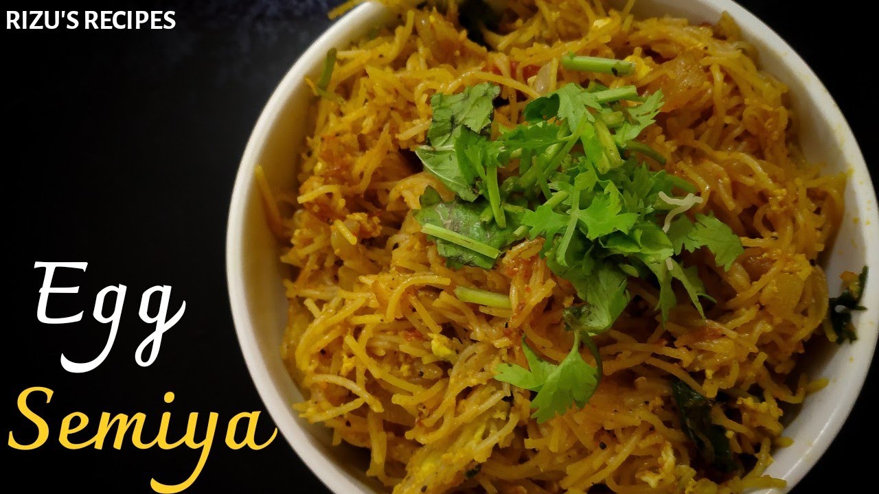 Egg Semiya | Egg Vermicelli | Egg sevai | Muttai semiya - Easy ...
