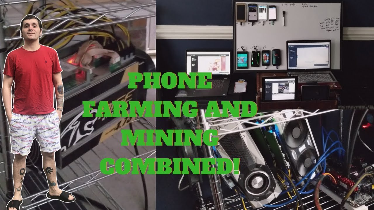 PHONE FARMERS UNITE! #10 | MINING & FARMING TOGETHER AT LAST - YouTube