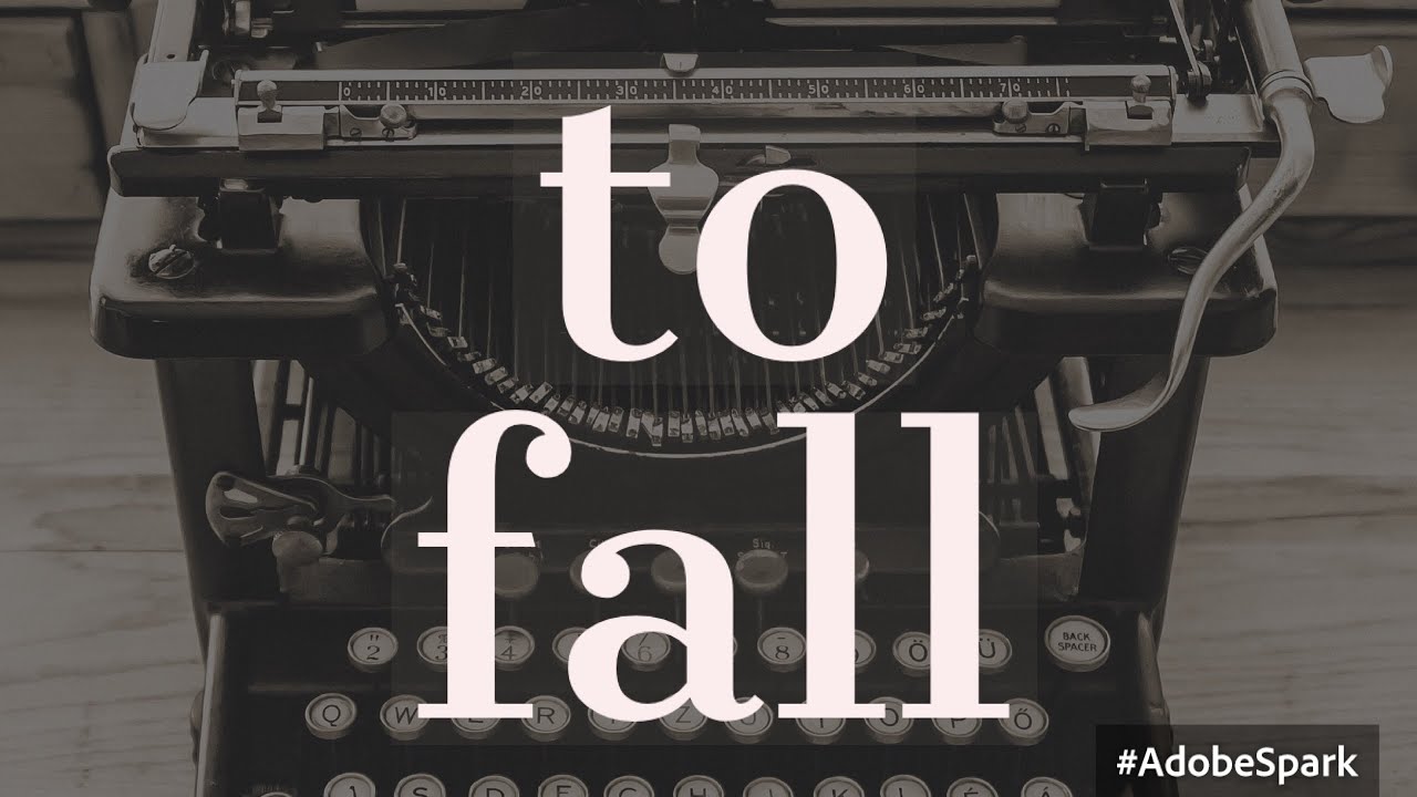How to conjugate "to fall" in the present simple, the past simple and ...