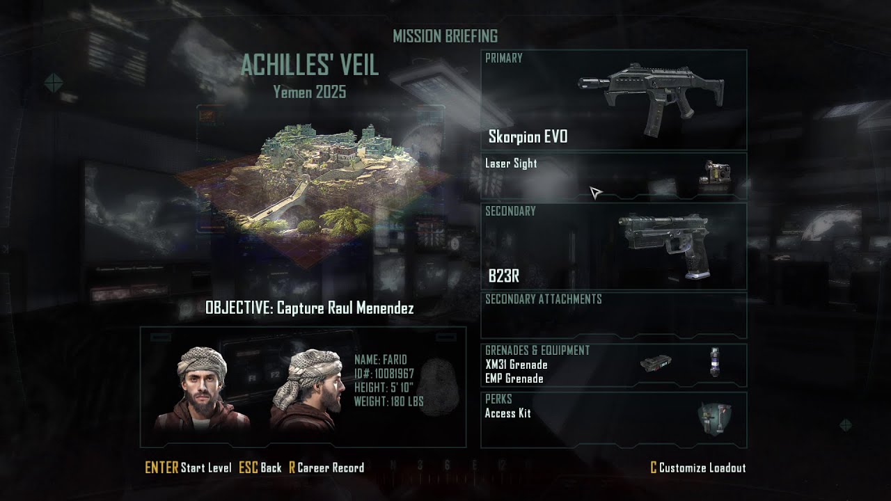 Call of Duty® Black Ops II OBJECTIVE:: Capture Raul Menendez - YouTube