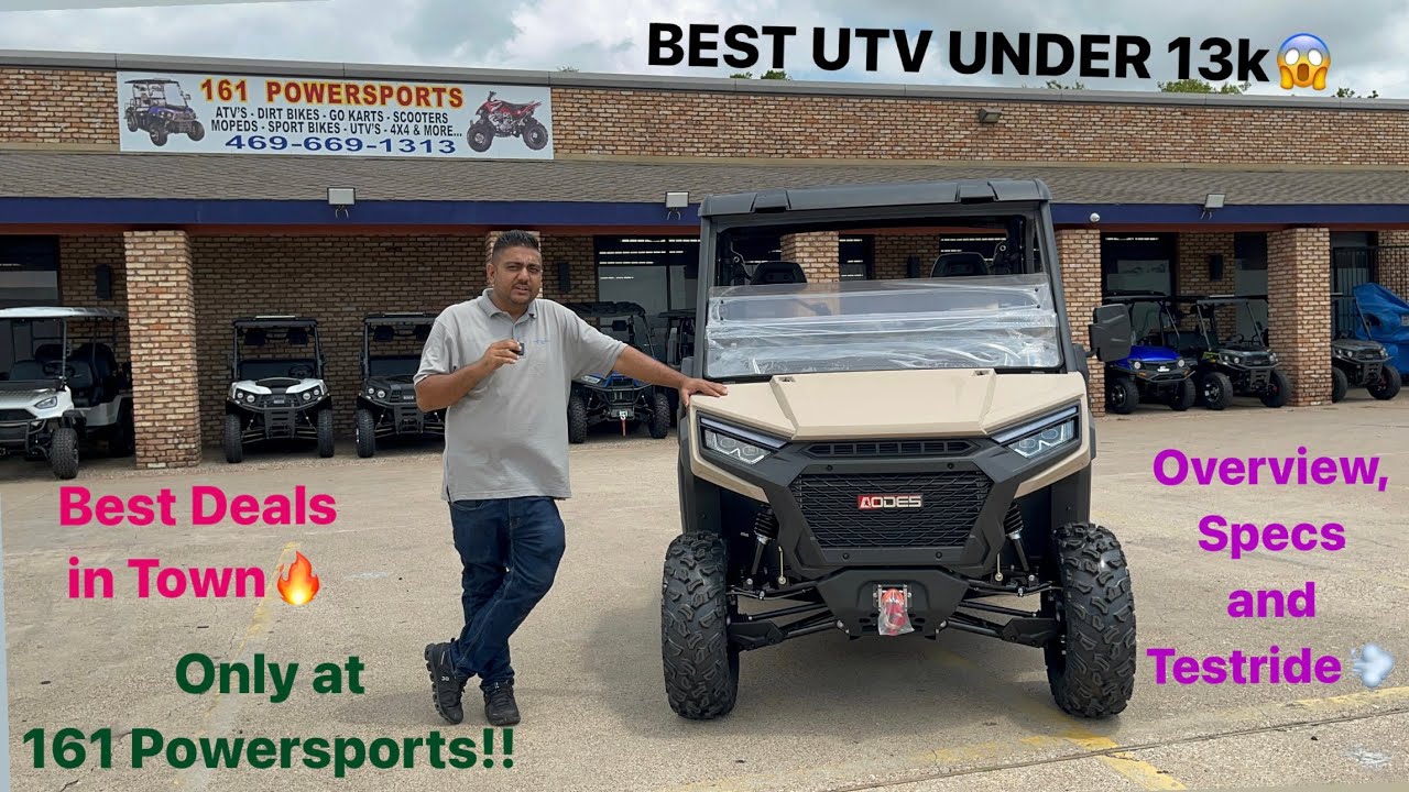 BEST UTV OF 2024 FULL REVIEW A.ODES WORKCROSS 650-3 | 4WD WORKHORSE ...