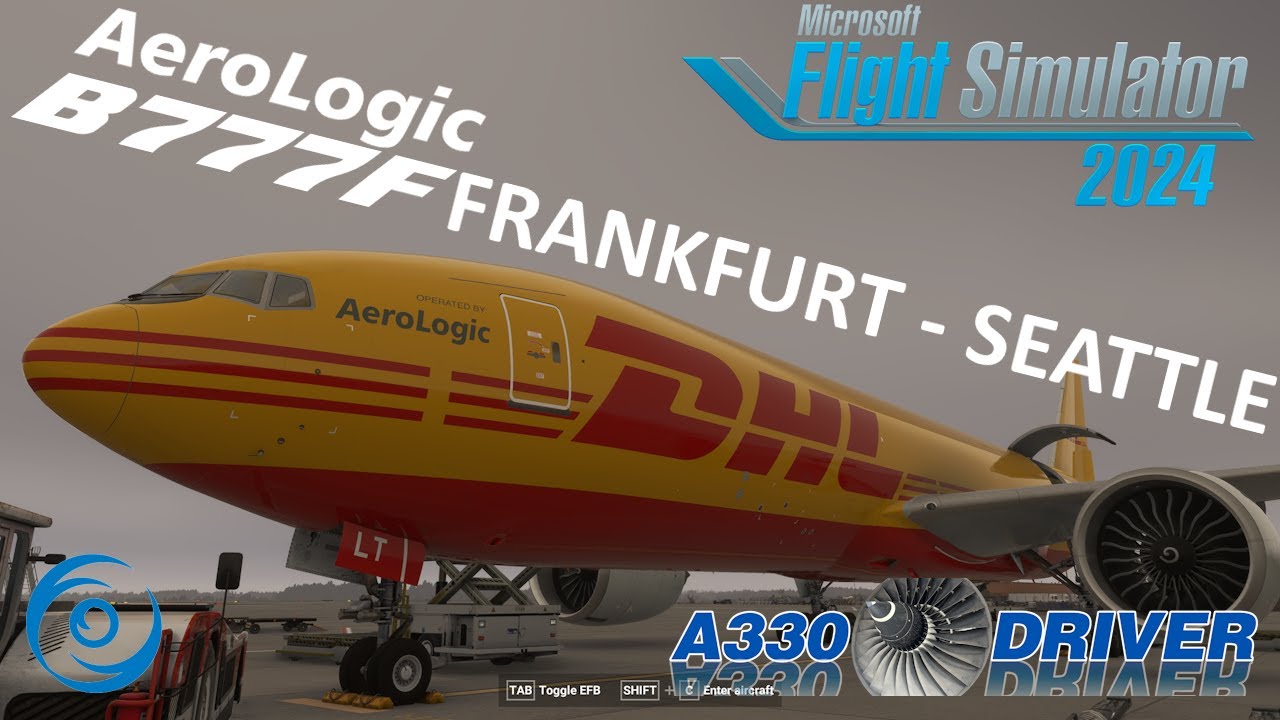 Boeing 777 LIVE | AeroLogic Ops FRANKFURT - SEATTLE on VATSIM | Real ...