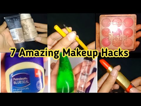 7 Amazing Makeup Hacks | 5 minutes makeup hacks | Makeup Hacks For ...