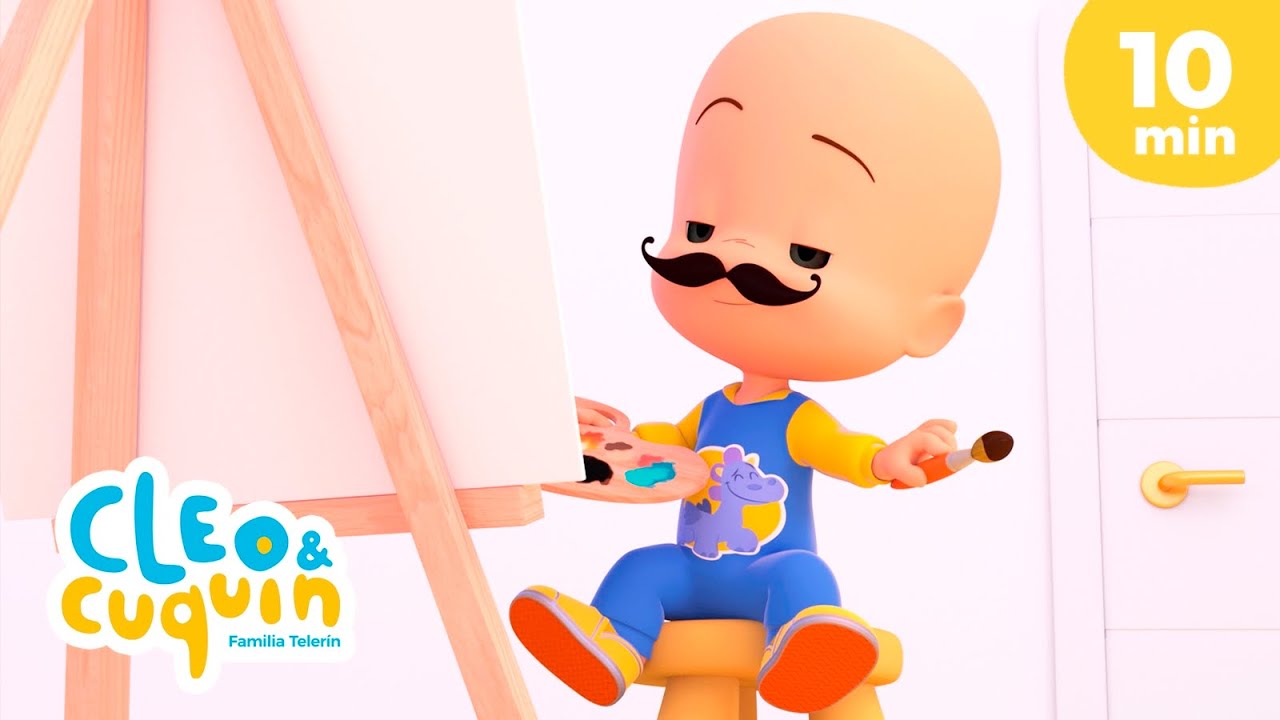 ¡NO QUIERO PINTAR! | Episodios de Cleo y Cuquín - YouTube