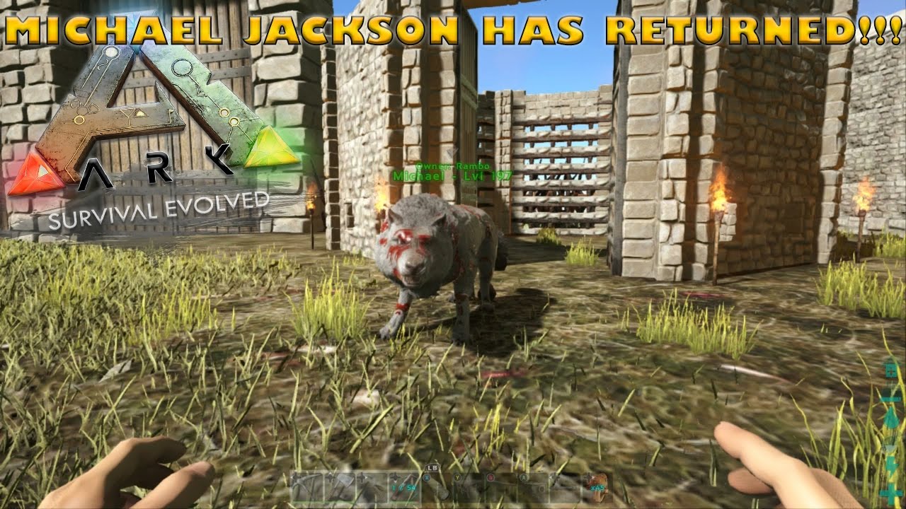 MICHAEL JACKSON IS BACK!!! Ark Survival Evolved #35 - YouTube