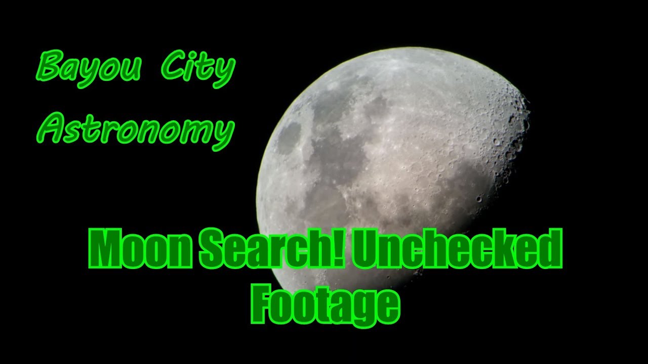Moon Search! Unchecked Moon Footage 11-20-2015 - YouTube