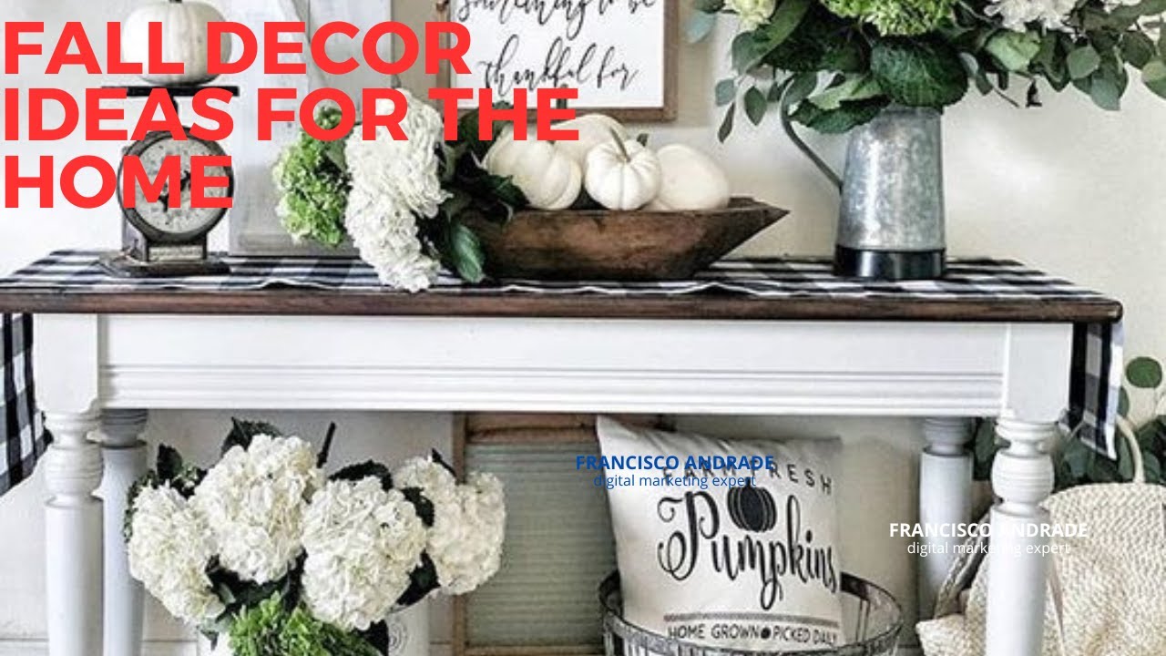 fall decor ideas for the home II Home Decor 2050 - YouTube