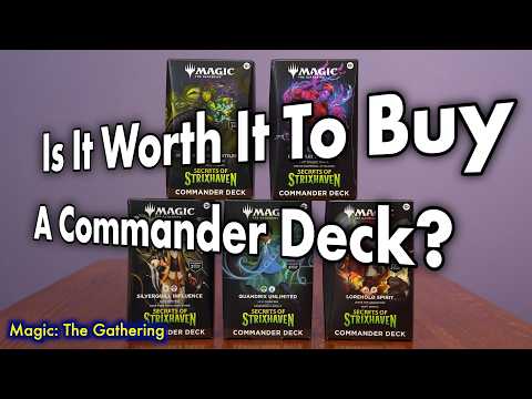 Is It Worth It To Buy A Secrets Of Strixhaven Commander Deck? | A Magic The Gathering Product Review
