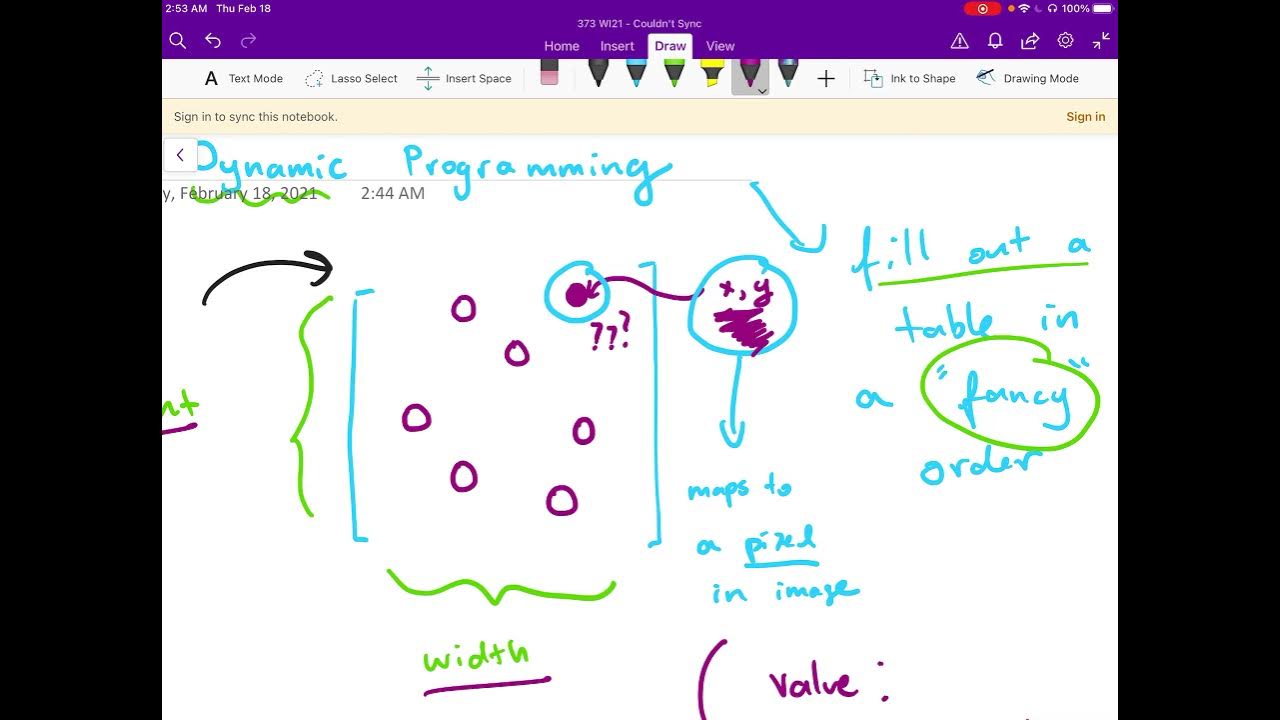 CSE 373 WI21 P3 Dynamic Programming - YouTube