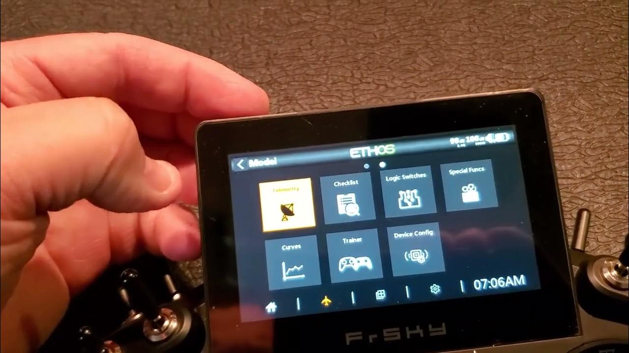 Quick Setup FrSky X20S Telemetry - YouTube