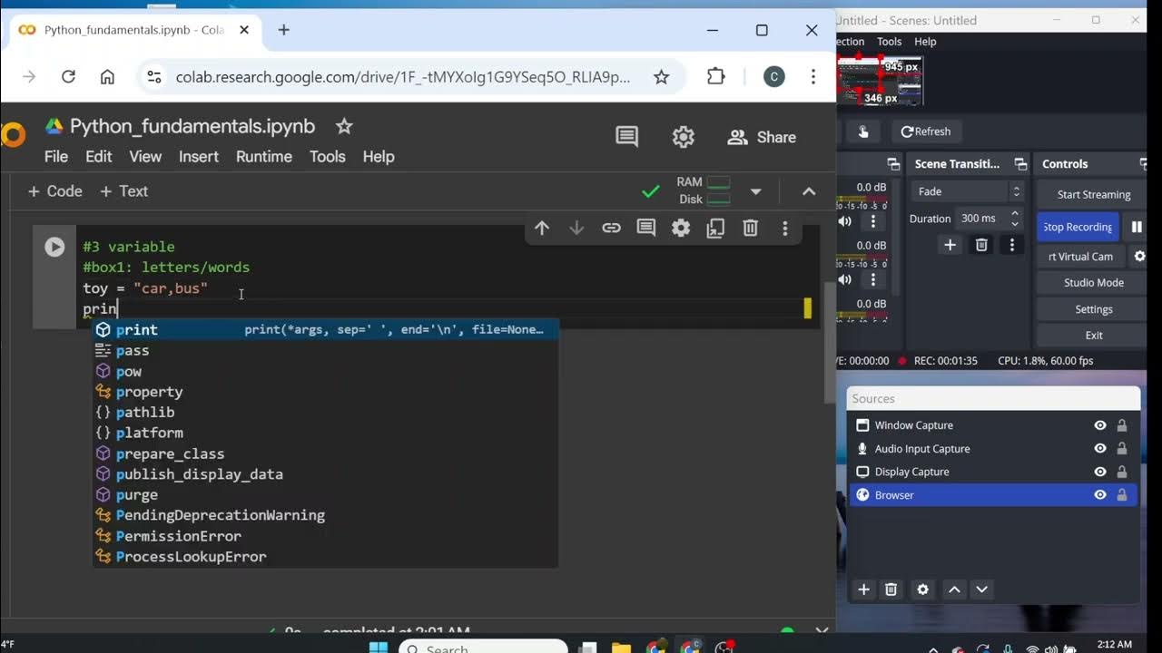 Level1: Practice 1#3 variables - YouTube