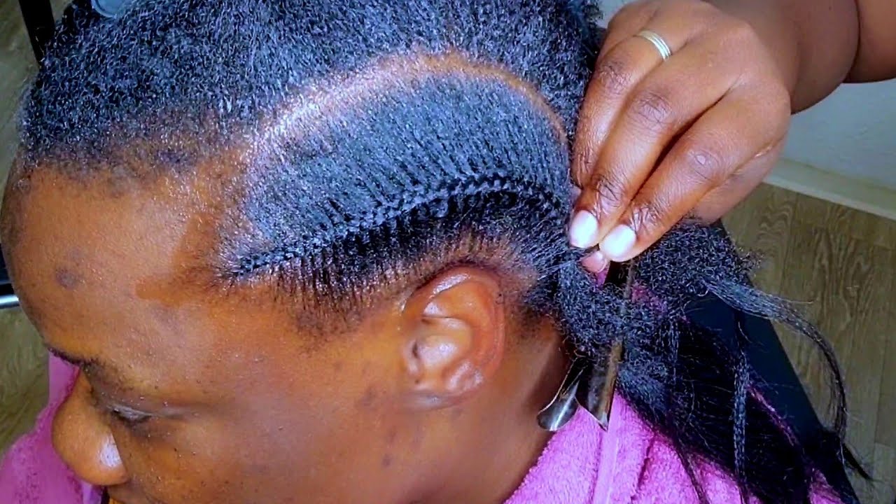 🔥🔥Quick and easy underhand cornrows for Queens n Princess 👸 only fron ...