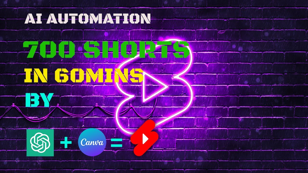 How I Made 700 YouTube Shorts in Just 60 MINUTES for a Faceless YouTube ...