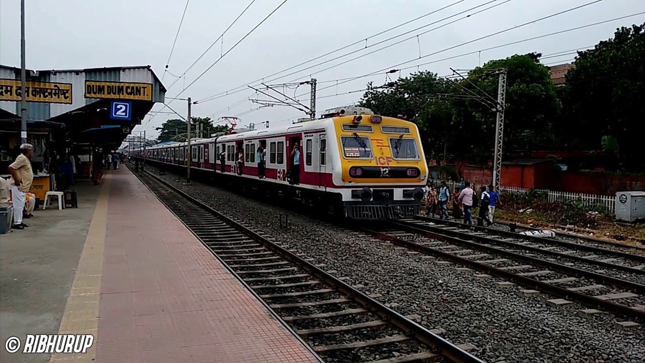 First Commercial Run Of ER Bombardier EMU in Sealdah Division - YouTube