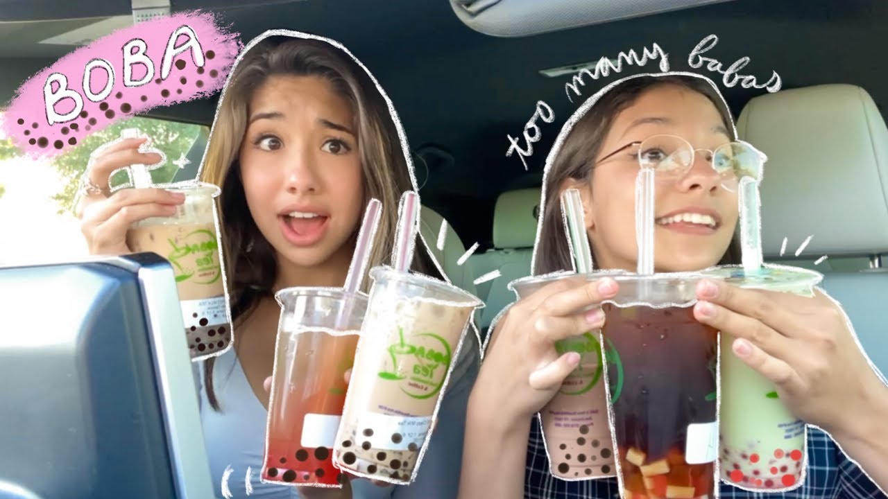 buying every boba flavor! (actually super nasty) - YouTube