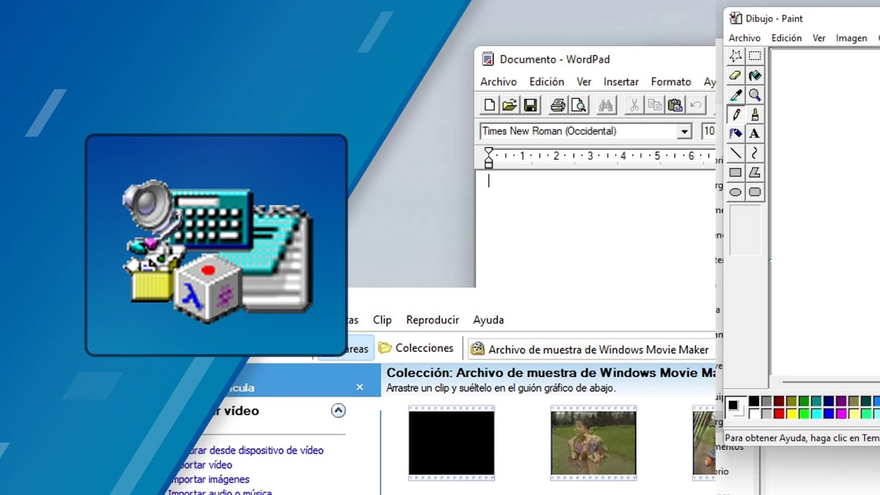 Descargar programas preinstalados de Windows antiguos - YouTube