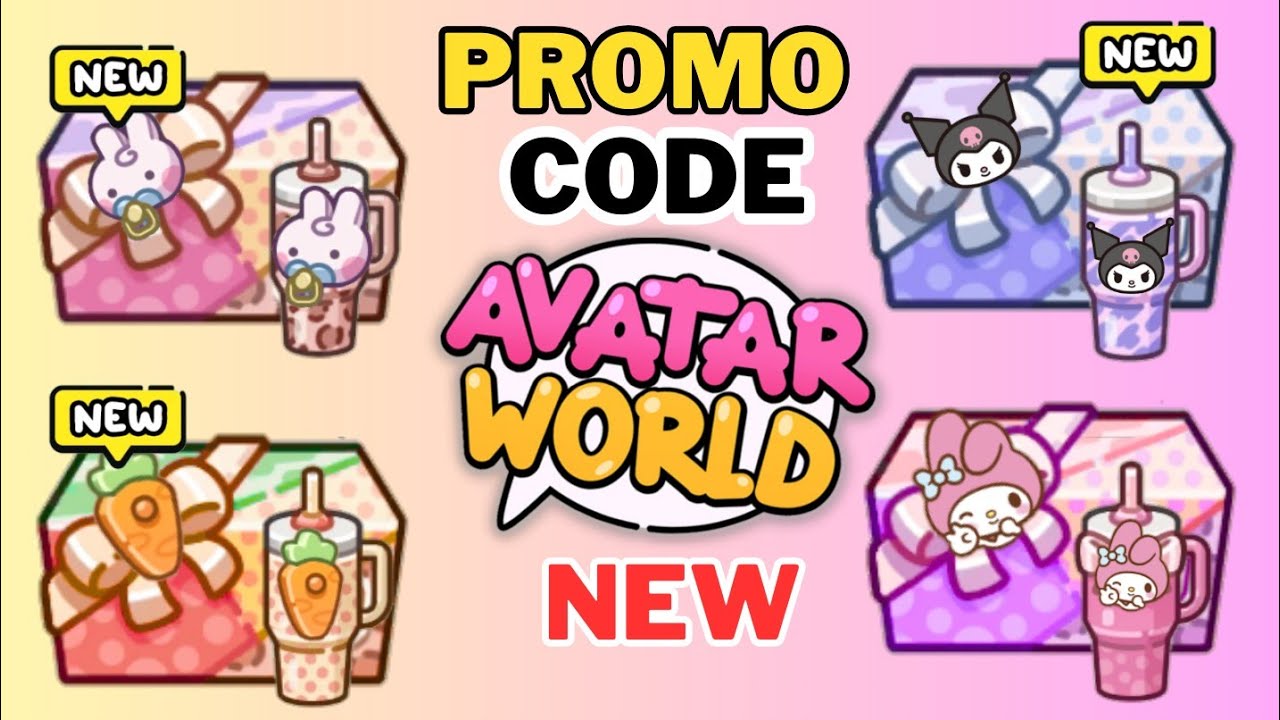 NEW PROMO CODE FREE FOR ALL PLAYER 🩷 , AVATAR WORLD PROMO CODE - YouTube