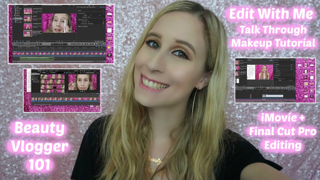 Edit With Me | Talk Through Makeup Tutorial - YouTube
