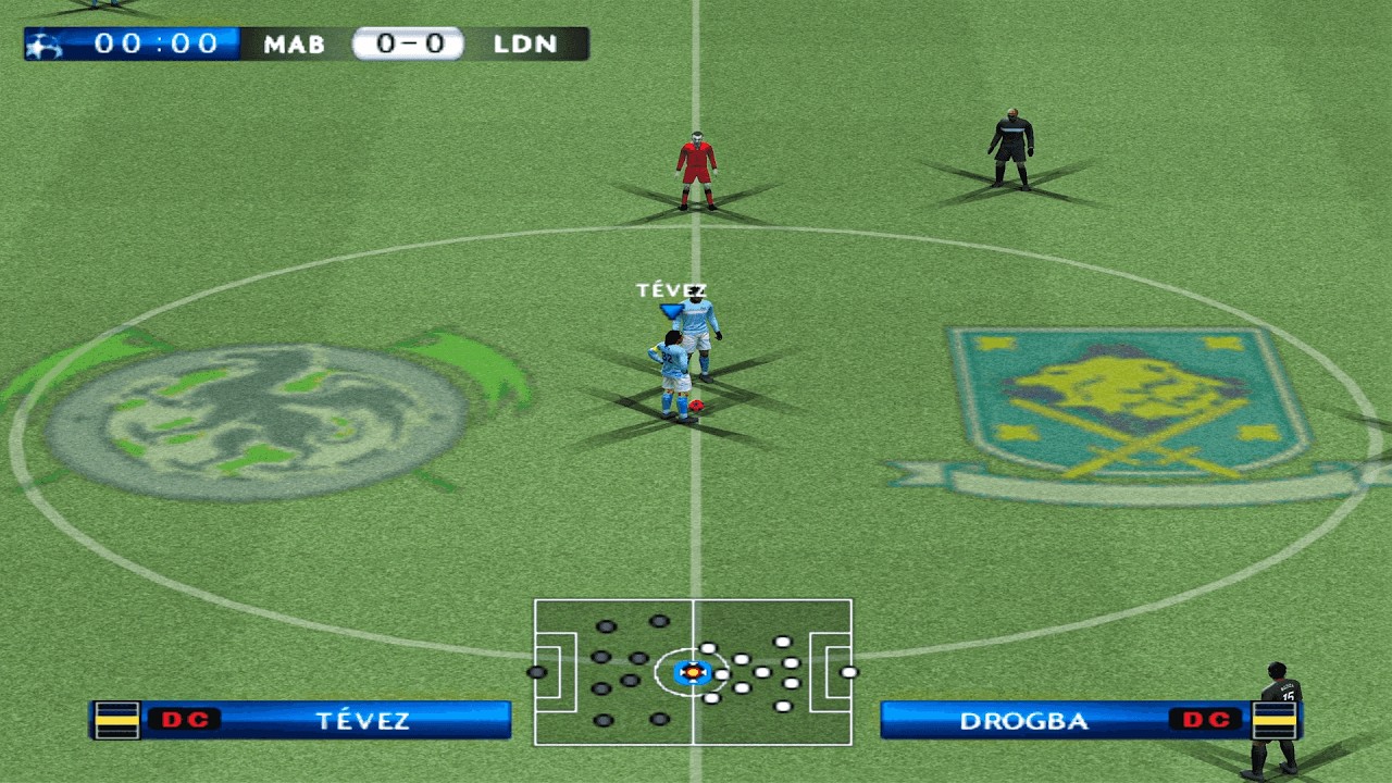 Man Blue VS London FC - Pro Evolution Soccer 2011 PES (2K60FPS) PS2 ...