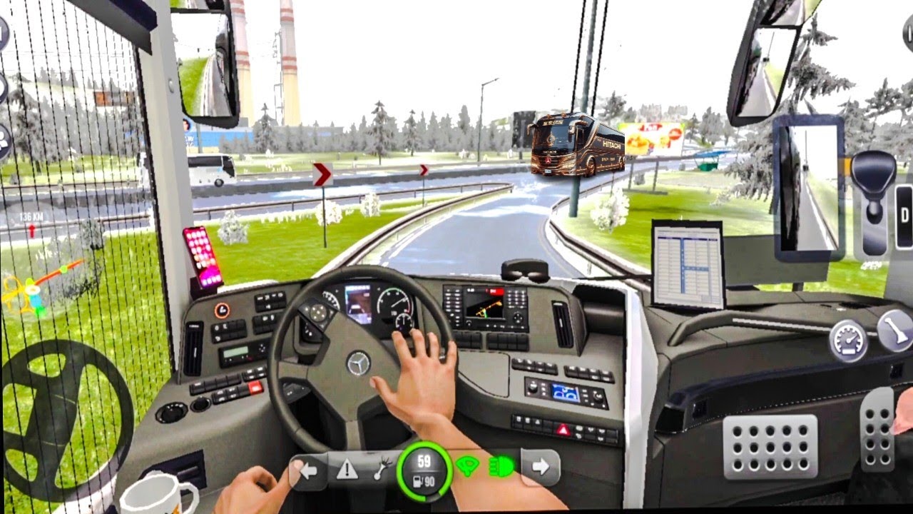 Bus Simulator Ultimate - Bus Sim - Bus Simulation Mobile Gameplay - YouTube