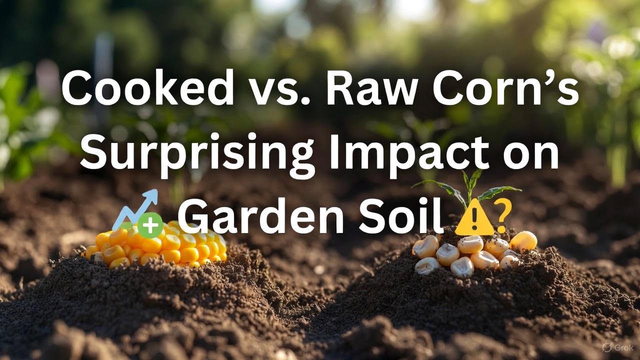 I Tested Cooked vs Raw Corn in Garden Soil for 90 Days... Here's What ...