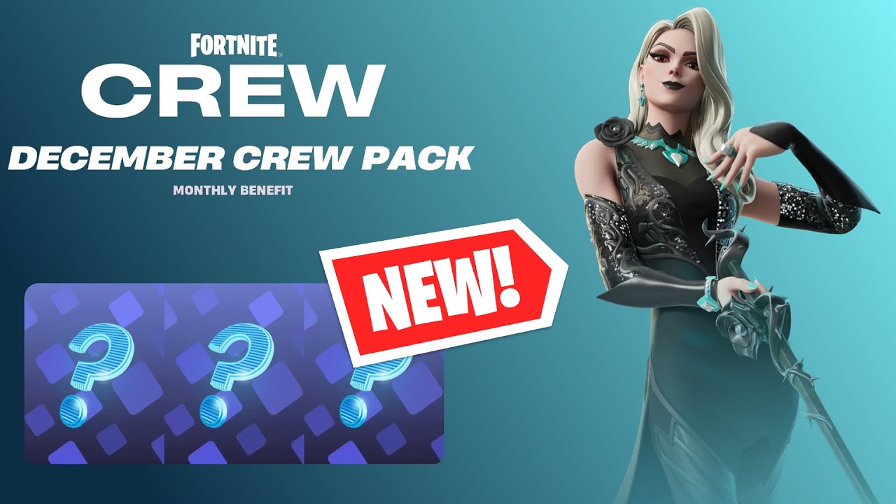 Fortnite December Crew Pack Revealed : Carletta - YouTube