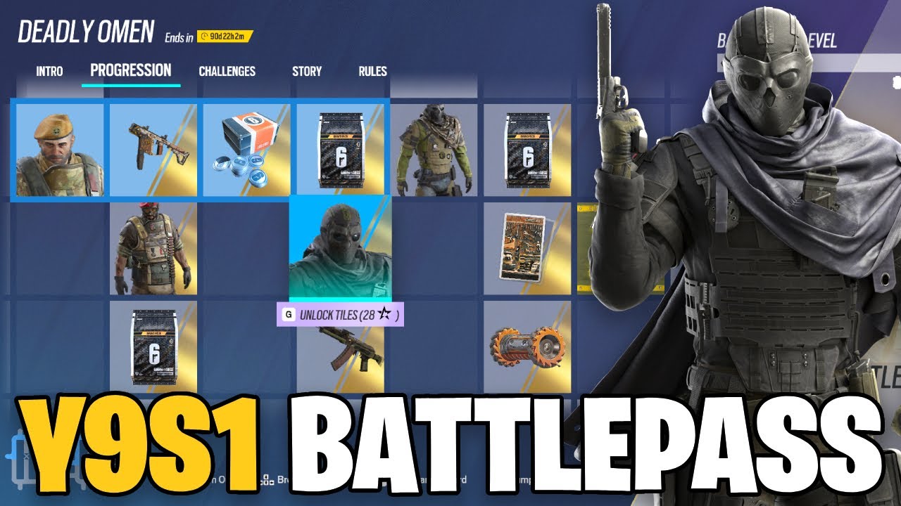FULL Deadly Omen Battlepass! Rainbow Six Siege - YouTube