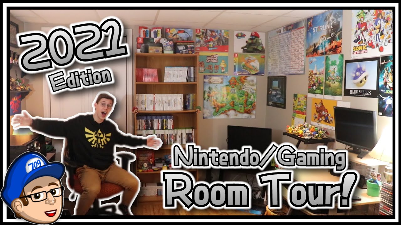 Nintendo/Gaming Room Tour: 2021 Edition! | TheNathan709 - YouTube