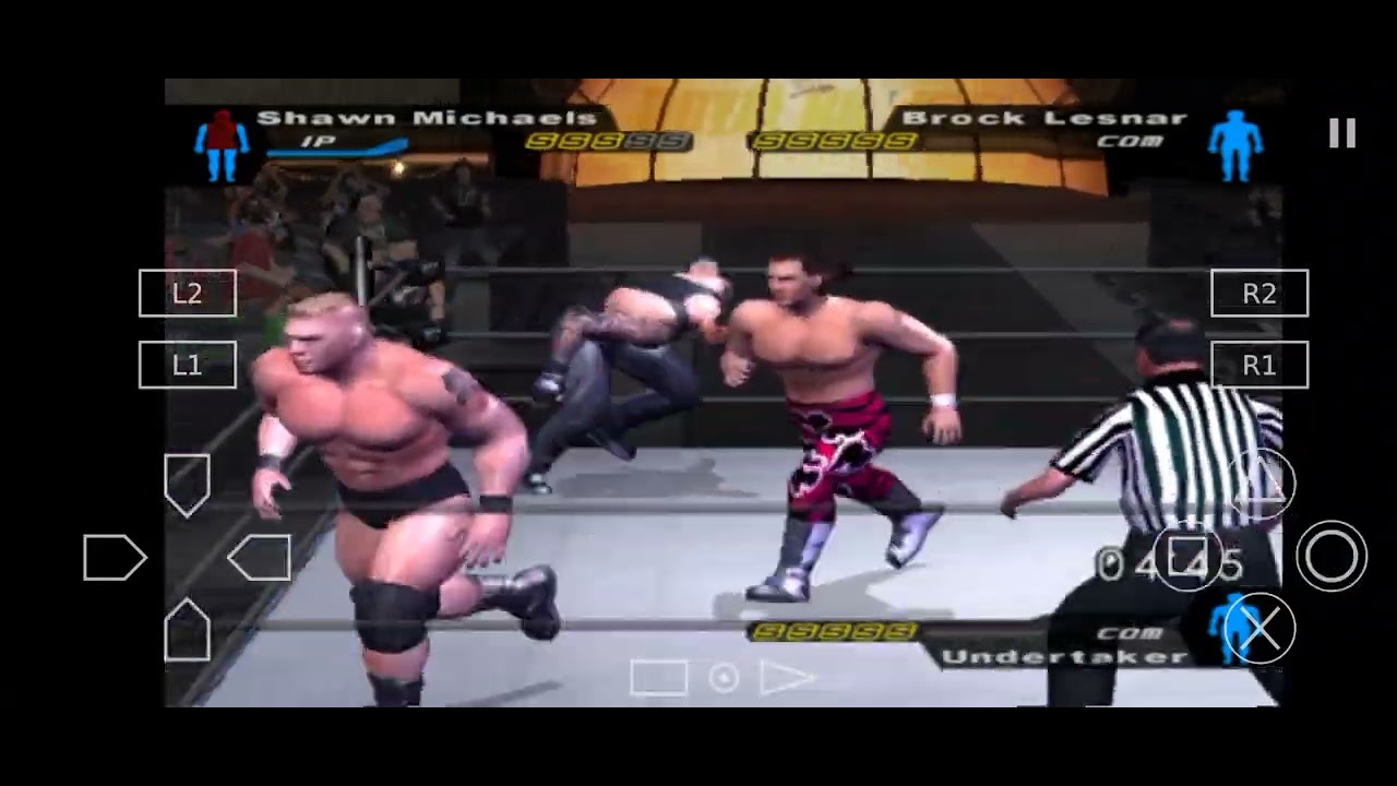 Shawn michalles vs broke & underteker ! wwe ! 2005 - YouTube