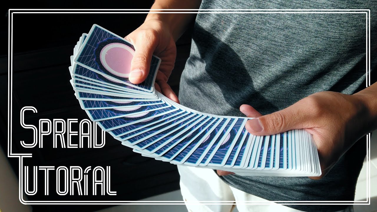 Easiest Way to Spread Cards | Tutorial | - YouTube