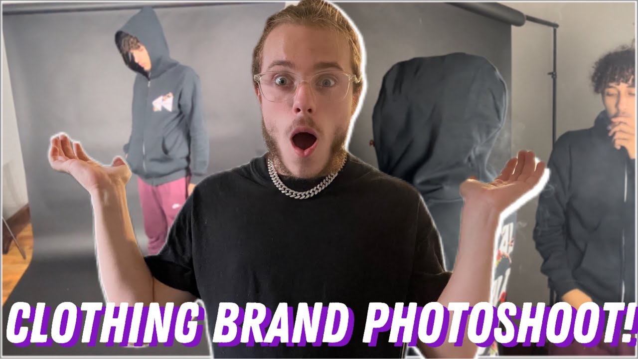 Vlog #31 CLOTHING BRAND PHOTOSHOOT! - YouTube