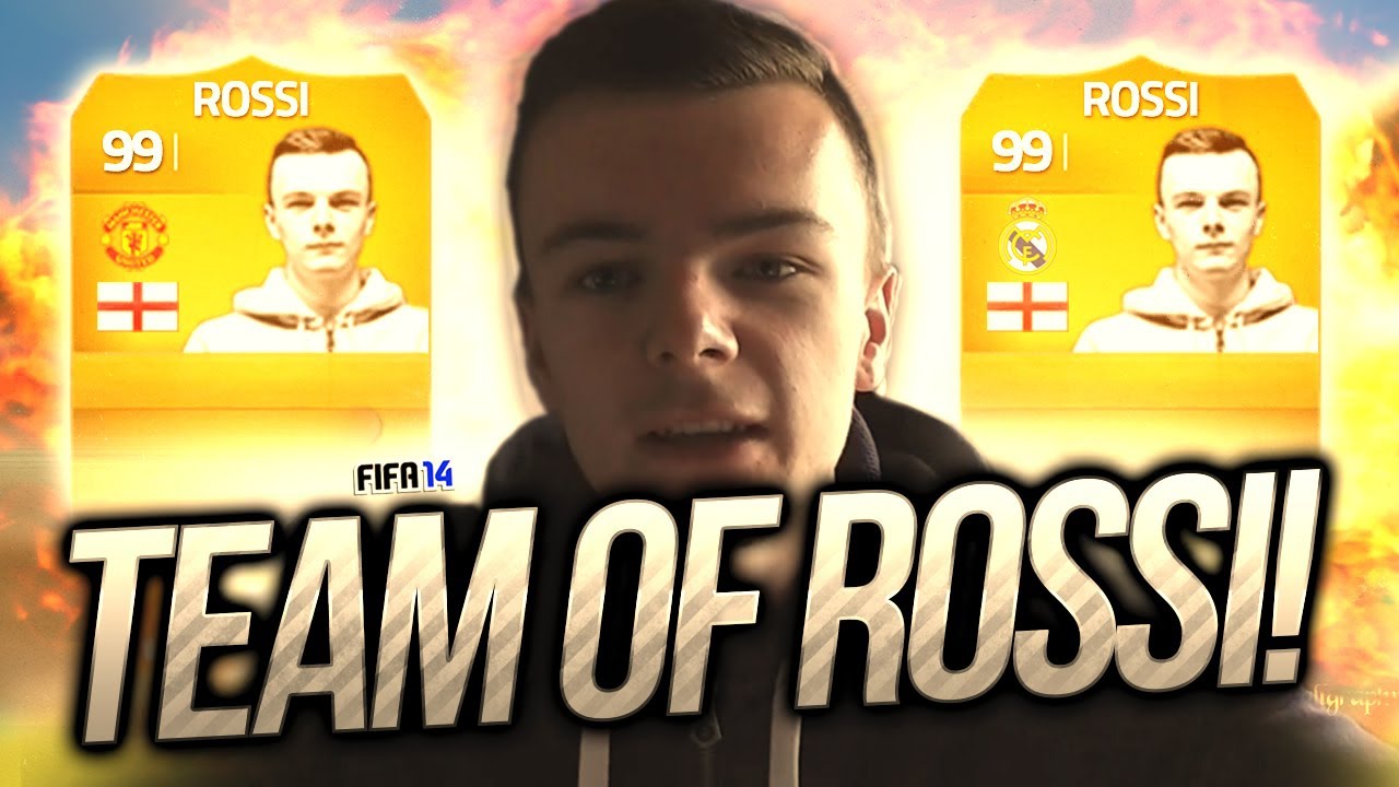 FIFA 14 - TEAM OF ROSSI - YouTube
