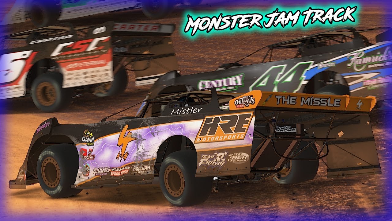 Racing at the Monster Jam Event! - YouTube