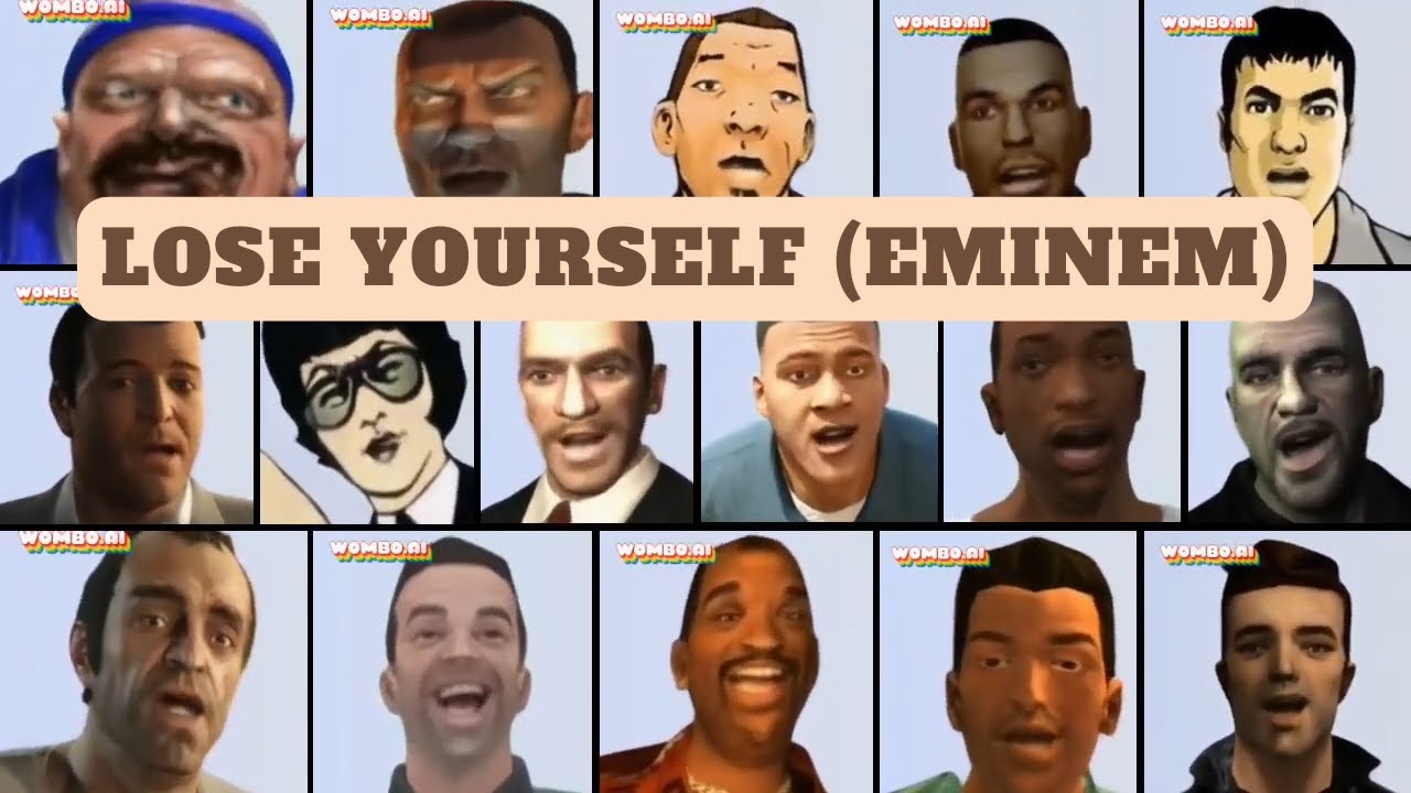 Every GTA Protagonist Singing Lose Yourself - YouTube