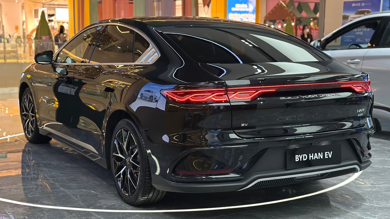 2025 New BYD HAN EV - Super Premium Luxury Sedan | Walkaround - YouTube