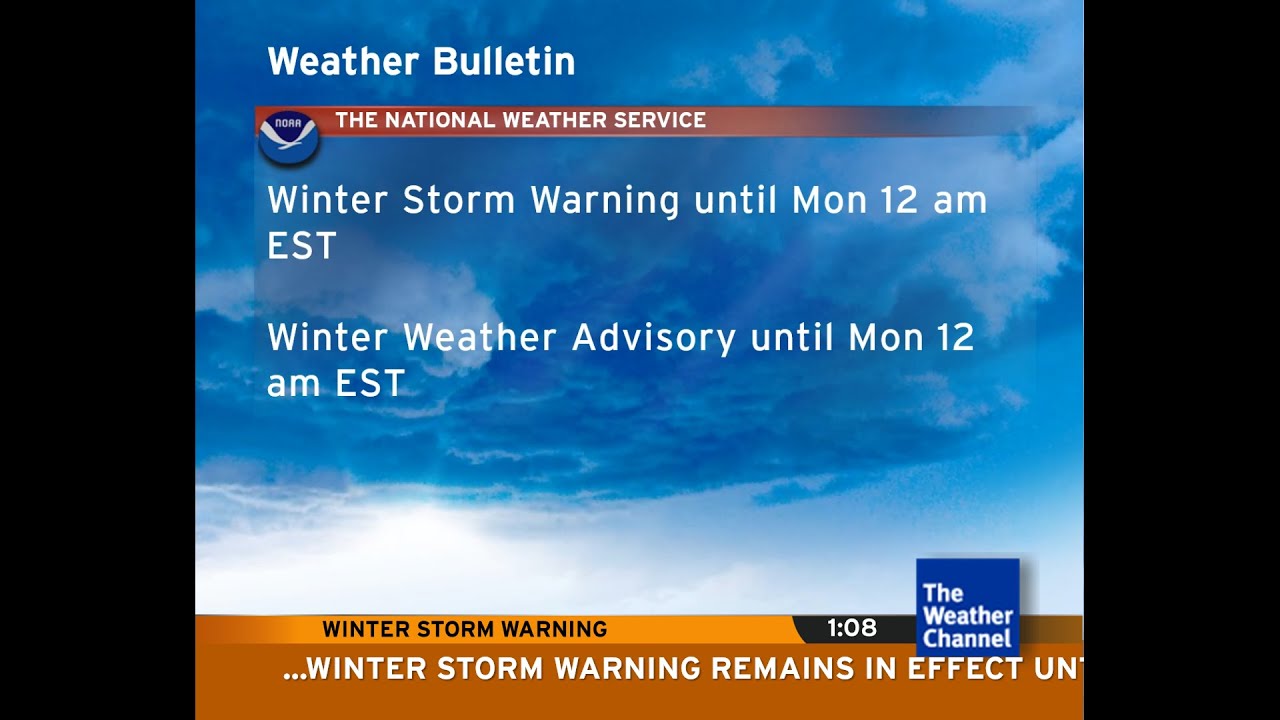 Intellistar 1 SD with Winter Storm Warning - Boone, NC (2/12/23) - YouTube