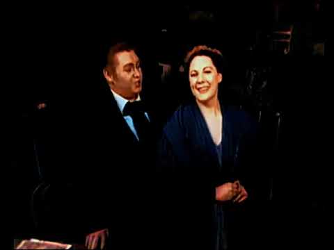 Renata Tebaldi & Jussi Bjorling 'O soave fanciulla'  television in color