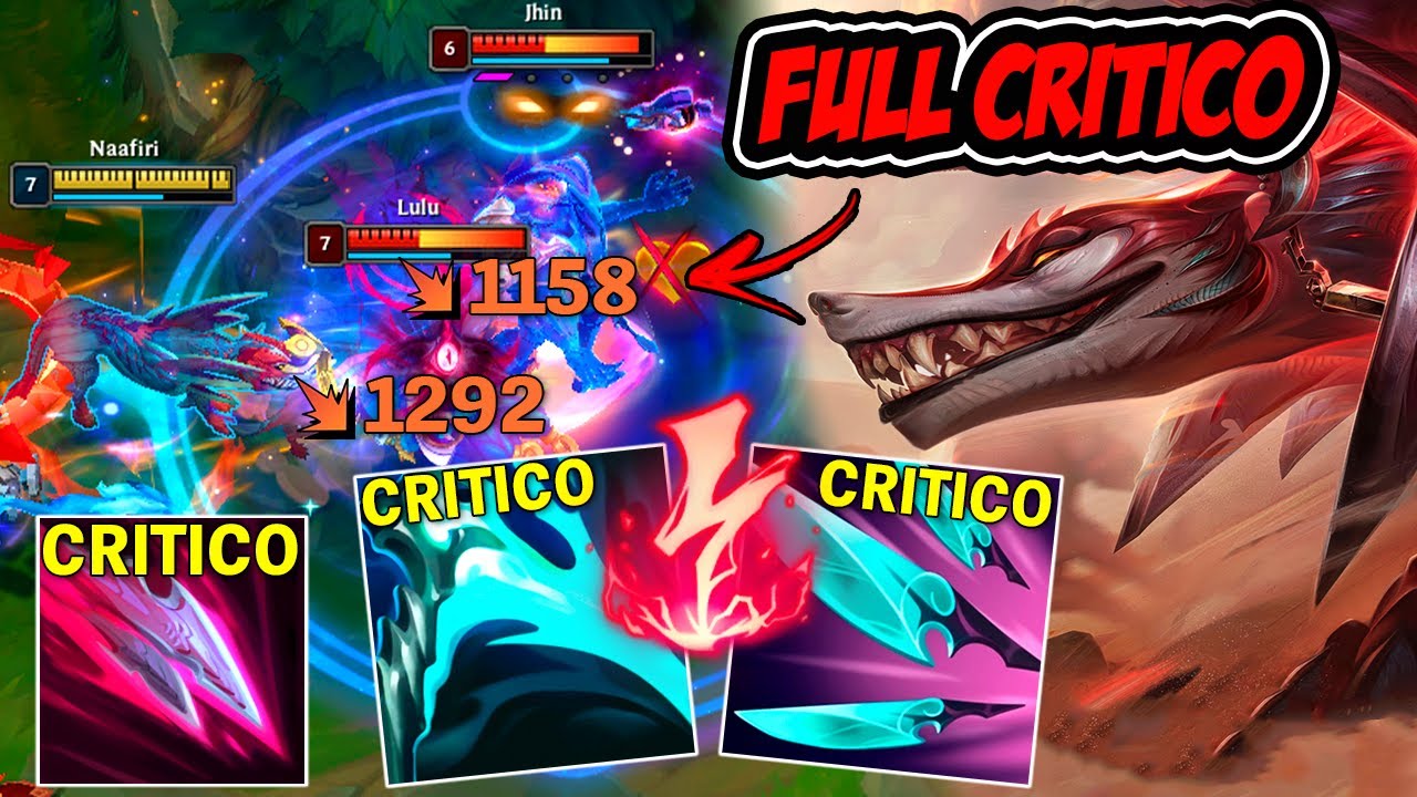 NAAFIRI BUILD CRÍTICO FICA MUITO OP COM ESSES ITENS !! - LEAGUE OF ...