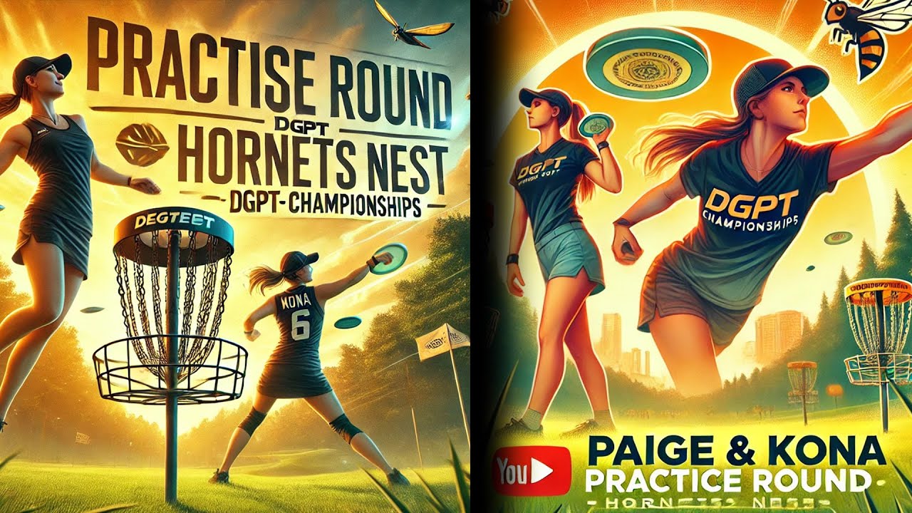 Paige & Kona Practice Round Hornets Nest DGPT Championships - YouTube