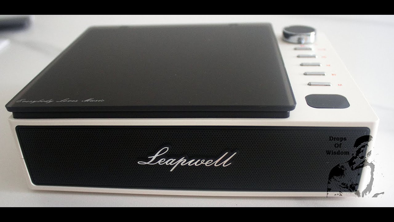 Leapwell CD201 Portable CD Player Unboxing - YouTube
